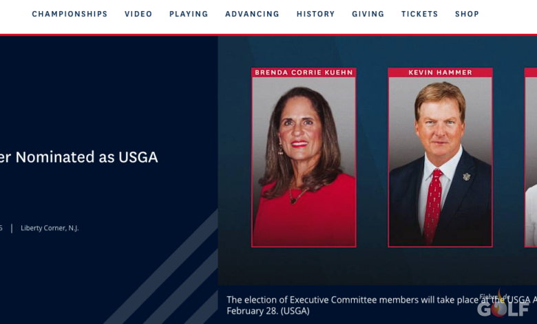 Kevin Hammer es nominado como presidente de la USGA; Brenda Corrie lo ...